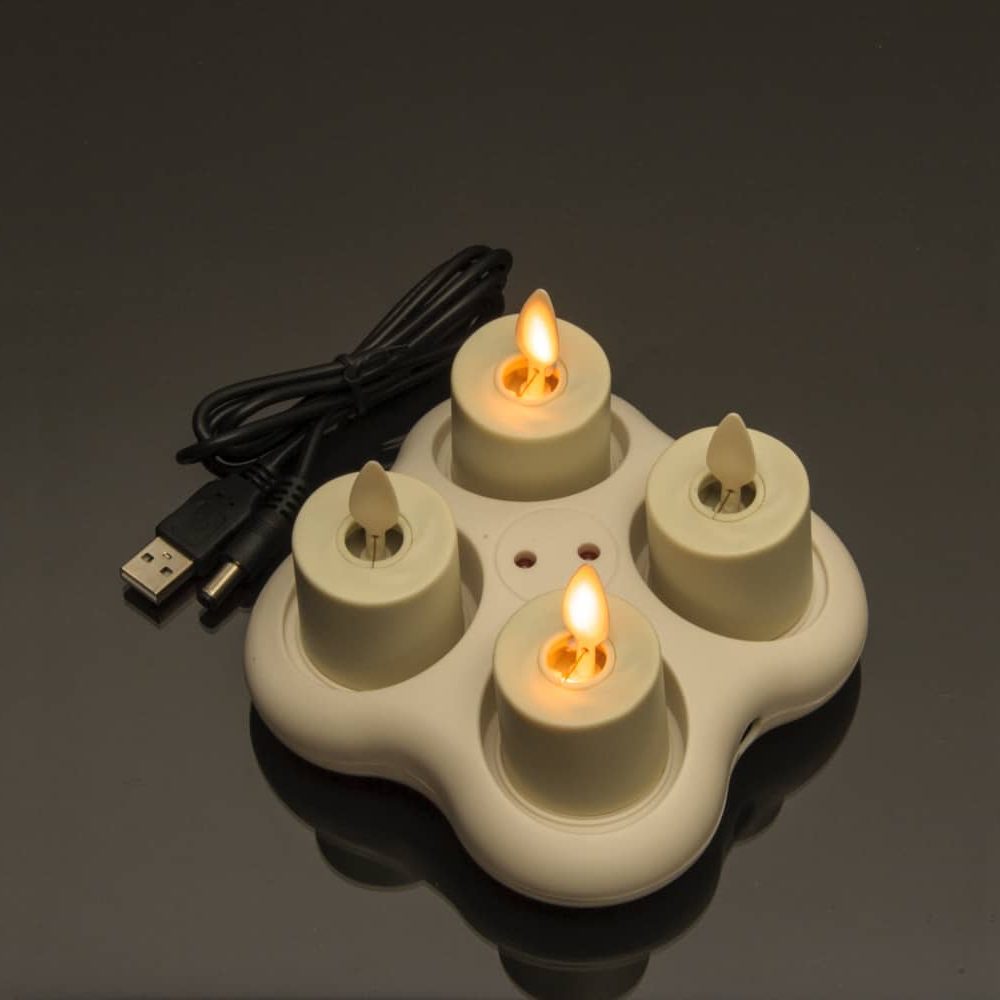 Smart Flame-Luminara Rechargeable Moving Flame Candles - Smart Candle