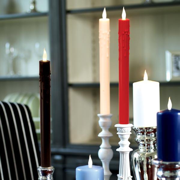 Hire - 10" Vintage Imitation Wax Taper Candle (SHi2763S)